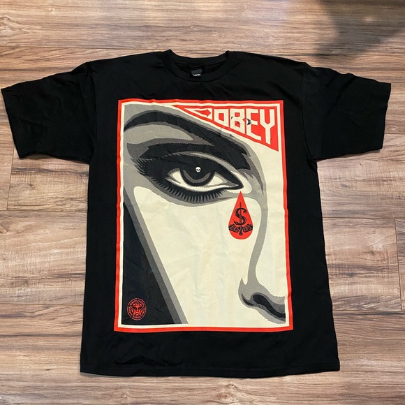 Obey | Shirts | Vintage Shepard Fairey Obey Shirt Supreme Kaws Graffiti Nike Bape Rvca Alife ...